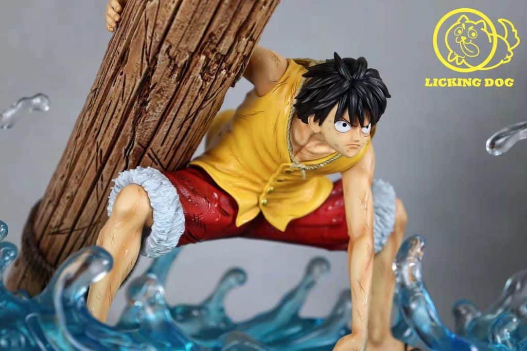One Piece Licking Dog Studio Luffy Resin Statue - Kaioland