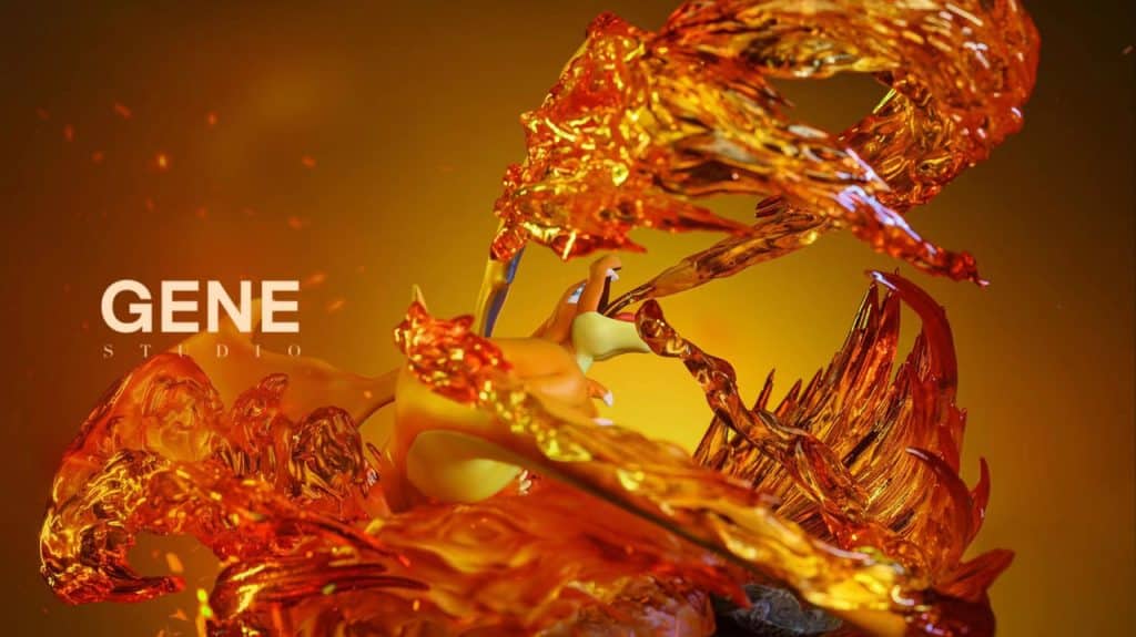 Pokemon Gene Studio Mega Charizard Resin Statue - Kaioland