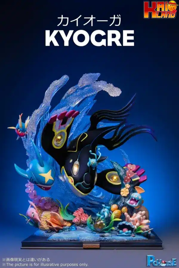 Pokemon Pc House Studio Kyogre Resin Statue - Kaioland