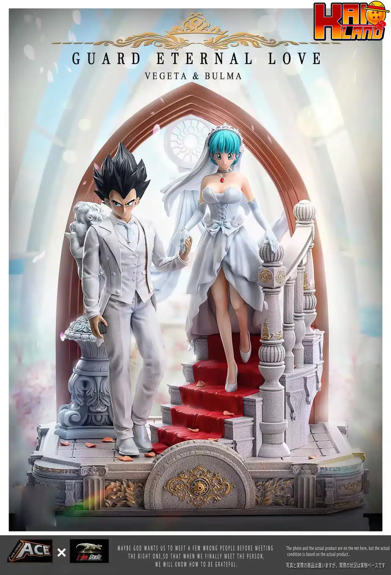Dragon Ball Vegeta Bulma Wedding Ace Studio Resin Statue - Kaioland