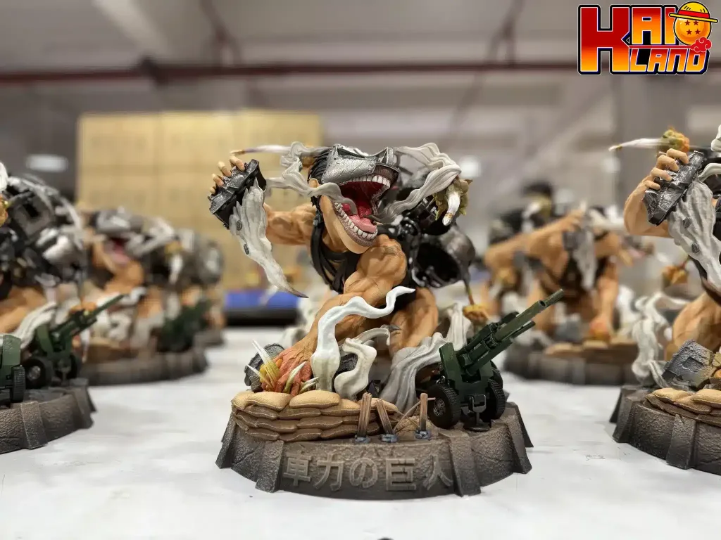 Attack On Titan Giant Studio The Cart Titan Resin Statue - Kaioland