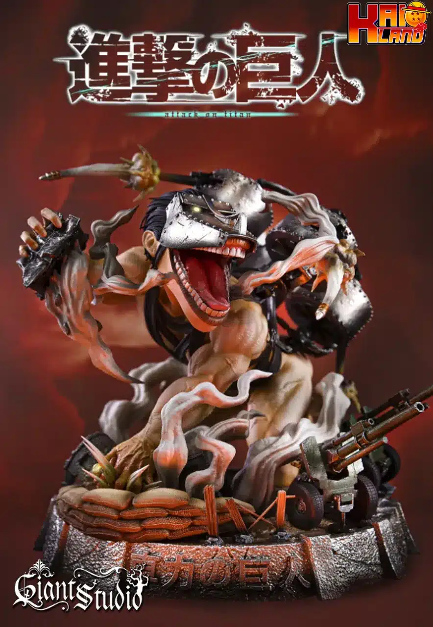 Attack On Titan Giant Studio The Cart Titan Resin Statue - Kaioland Attack On Titan Giant Studio The Cart Titan Resin Statue - Kaioland