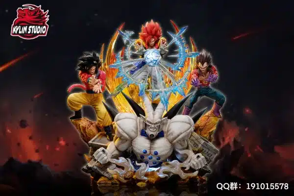 Dragon Ball Kylin Studio Super Saiyan 4 Gogeta Resin Statue - Kaioland