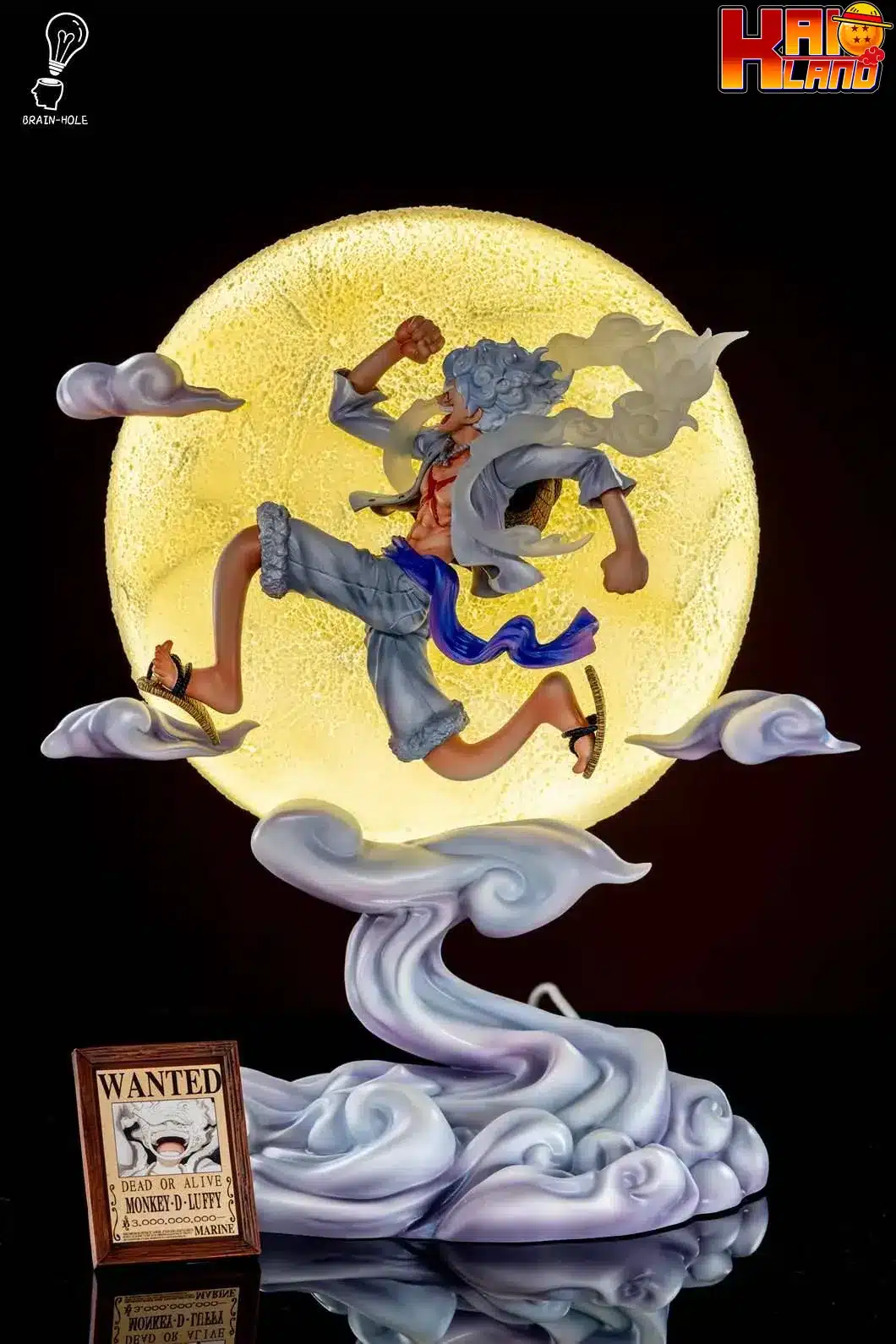 Statua in resina di One Piece Brain Hole Studio Nika Luffy - Kaioland