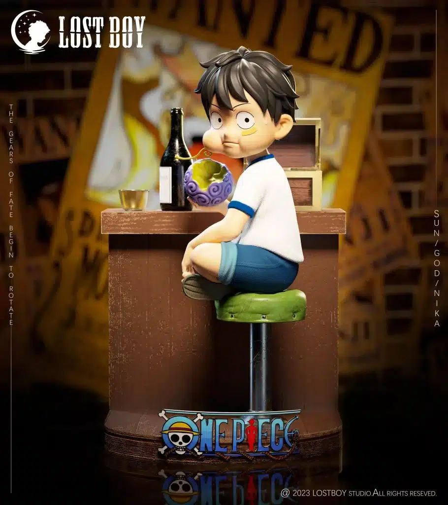 One Piece Lost Boy Studio Childhood Luffy Resin Statue - Kaioland