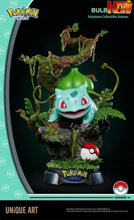 Pokemon Unique Art Studio Bulbasaur Licensed Resin Statue - Kaioland