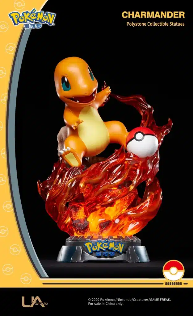 Pokemon Unique Art Studio Charmander Licensed Resin Statue - Kaioland