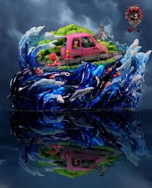 Ponyo Weare A Design Studio Ponyo On The Cliff Resin Statue - Kaioland