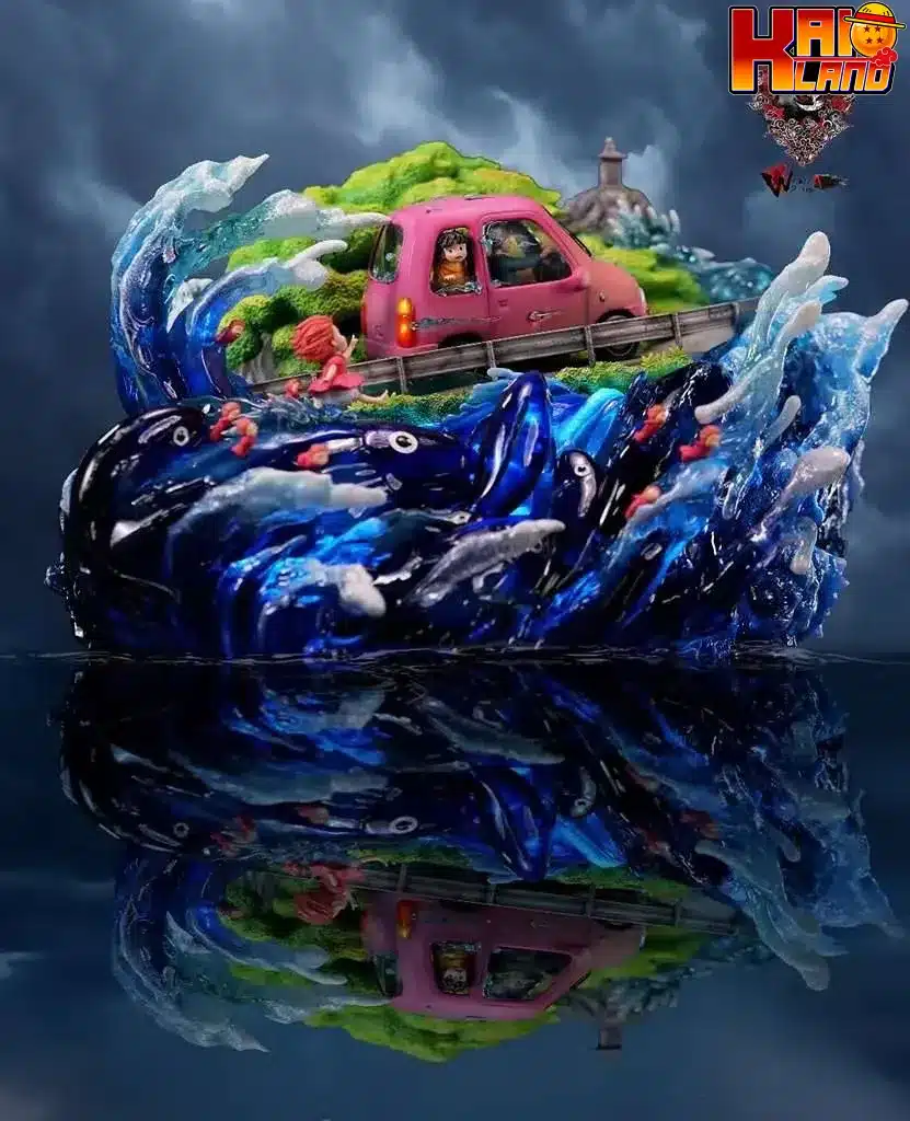 Ponyo Weare A Design Studio Ponyo On The Cliff Resin Statue - Kaioland