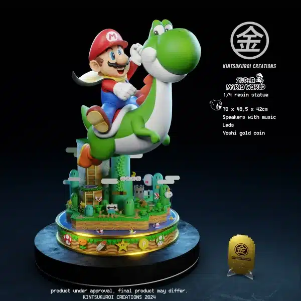 Super Mario Kintsukuroi Creations World Diorama Resin Statue - Kaioland
