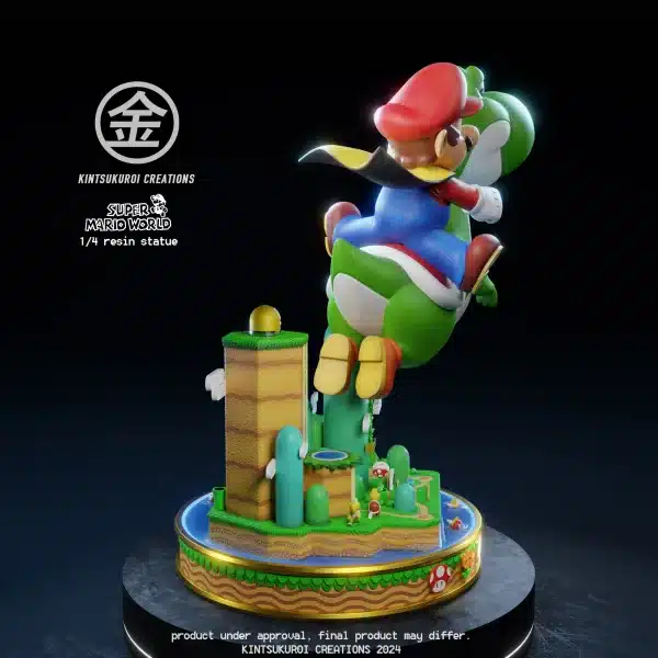 Super Mario Kintsukuroi Creations World Diorama Resin Statue - Kaioland