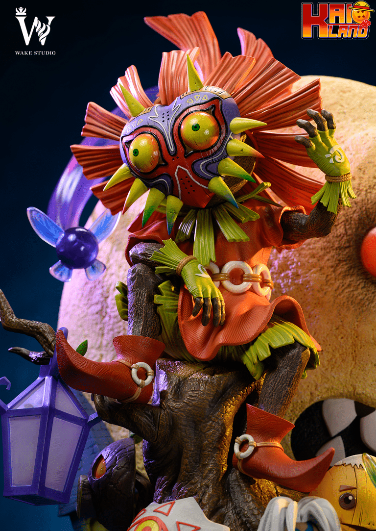 The Legend Of Zelda Wake Studio Majoras Mask Skull Kid Resin Statue ...
