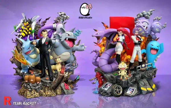 Pokemon Egg Studio Team Giovanni Resin Statue - Kaioland