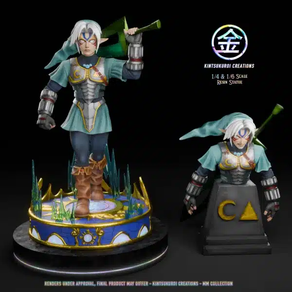 The Legend Of Zelda Kintsukuroi Creations Fierce Deity Link Resin ...