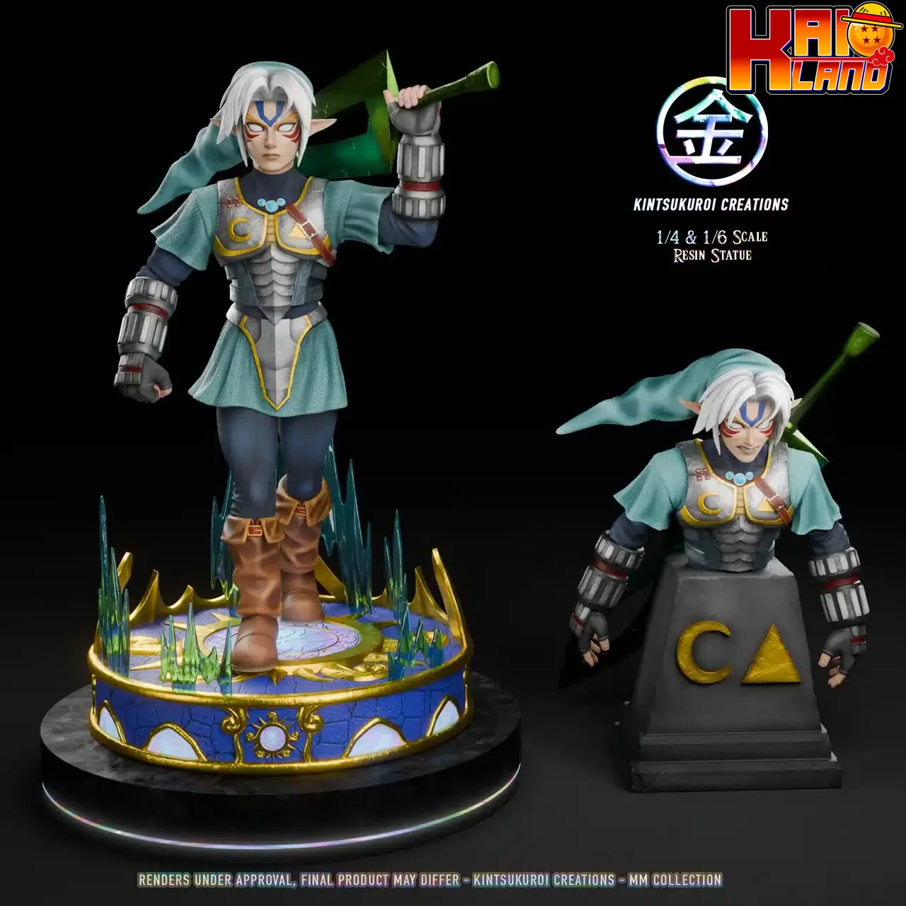 The Legend Of Zelda Kintsukuroi Creations Fierce Deity Link Resin ...