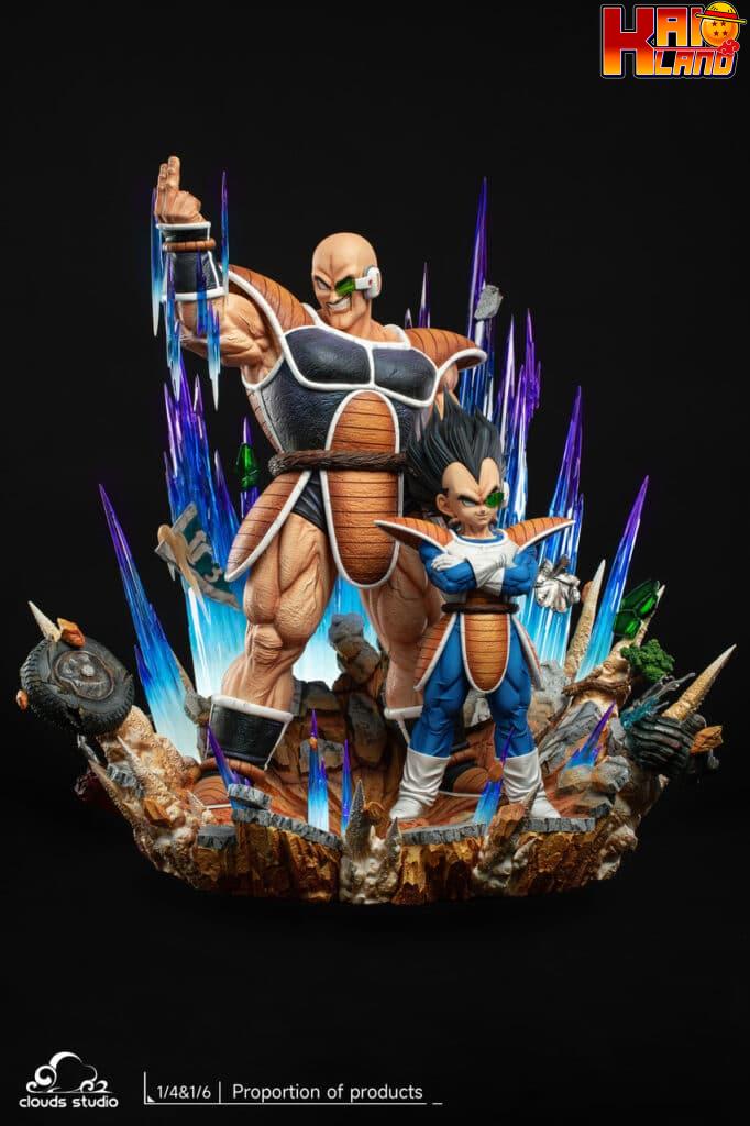 Dragon Ball Clouds Studio Vegeta X Nappa Resin Statue - Kaioland