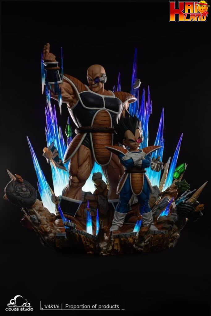 Dragon Ball Clouds Studio Vegeta X Nappa Resin Statue - Kaioland