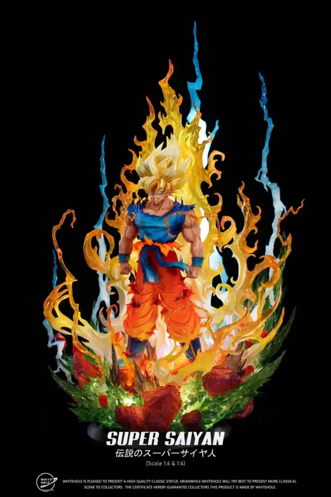 Dragon Ball White Hole Studio The Legendary Super Saiyan Goku Statue ...