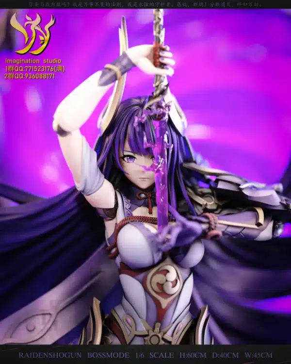 Genshin Impact Imagination Studio Raiden Shogun Resin Statue - Kaioland