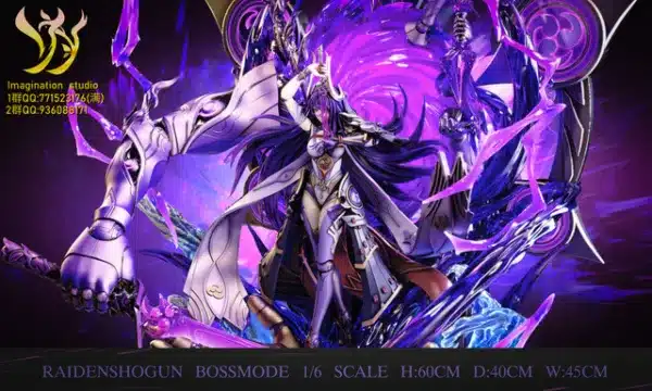 Genshin Impact Imagination Studio Raiden Shogun Resin Statue - Kaioland