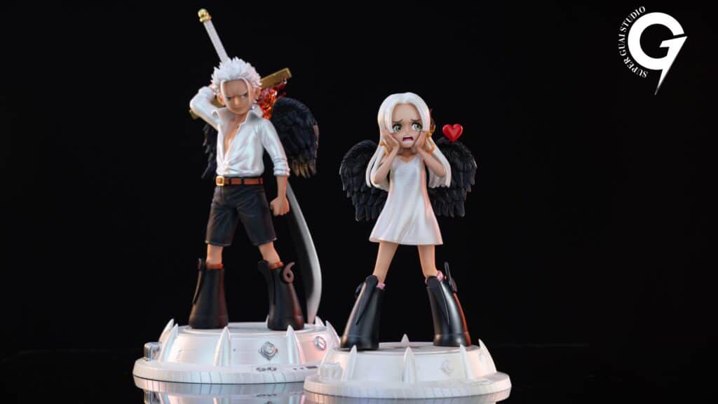 One Piece Super Guai Studio Seraphim Dracule Mihawk Resin Statue - Kaioland