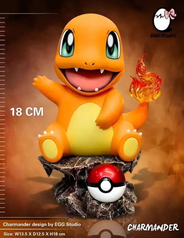 Pokemon EGG Studio Charmander Resin Statue - Kaioland
