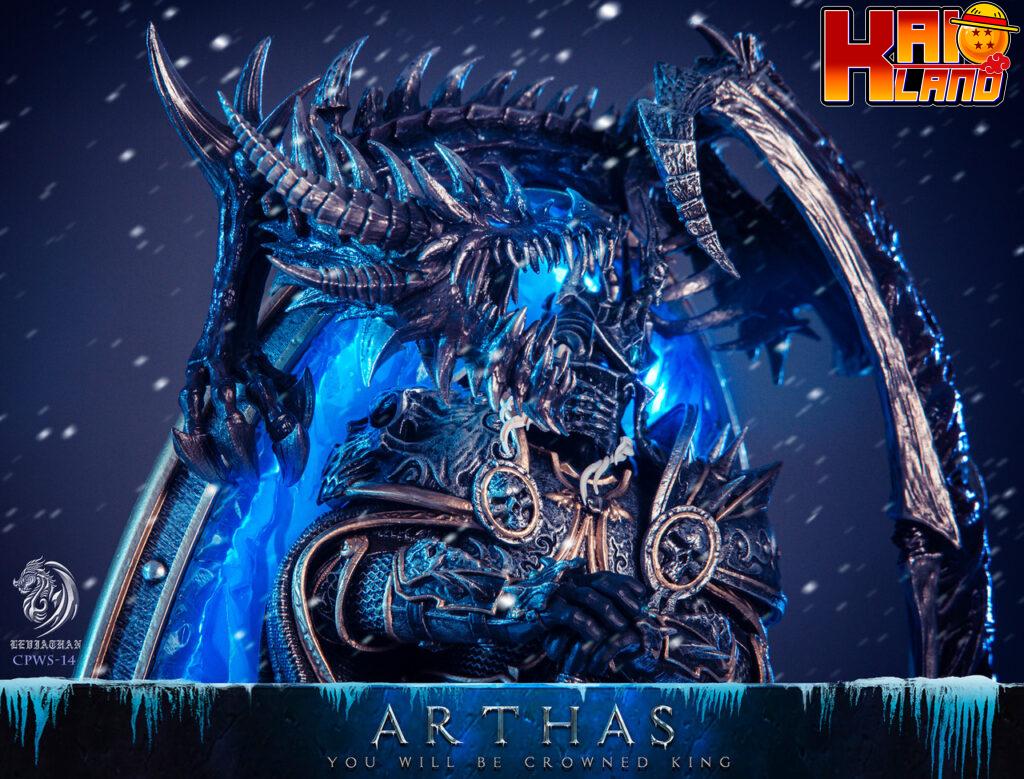 Warcraft Lich King Leviathan Studio Arthas Menethil Resin Statue - Kaioland
