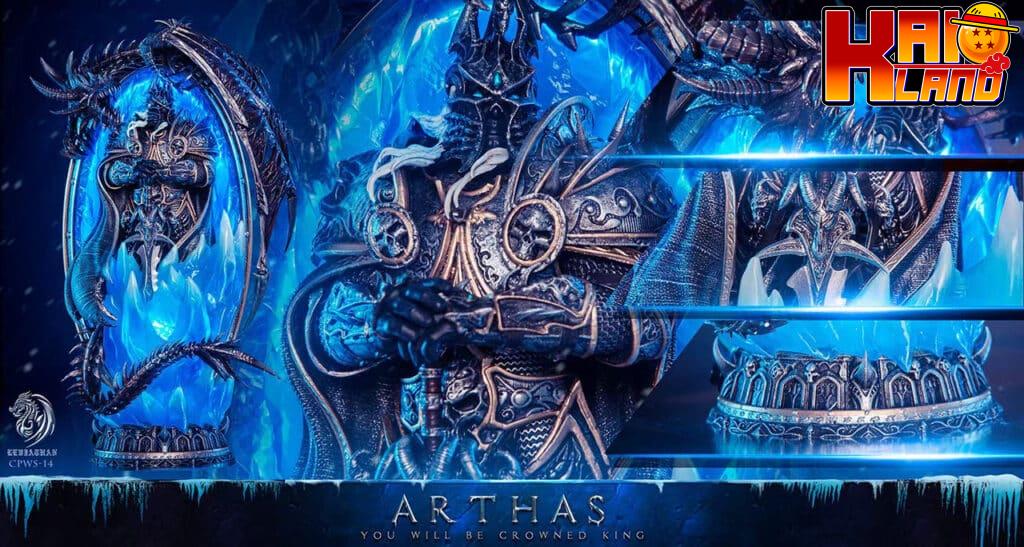 Warcraft Lich King Leviathan Studio Arthas Menethil Resin Statue - Kaioland