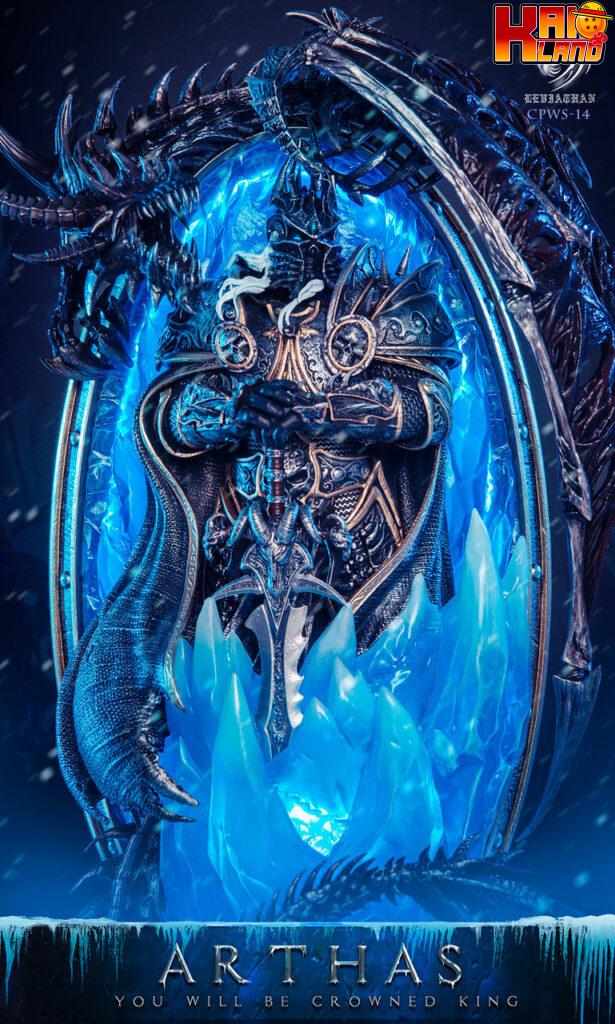 Warcraft Lich King Leviathan Studio Arthas Menethil Resin Statue - Kaioland