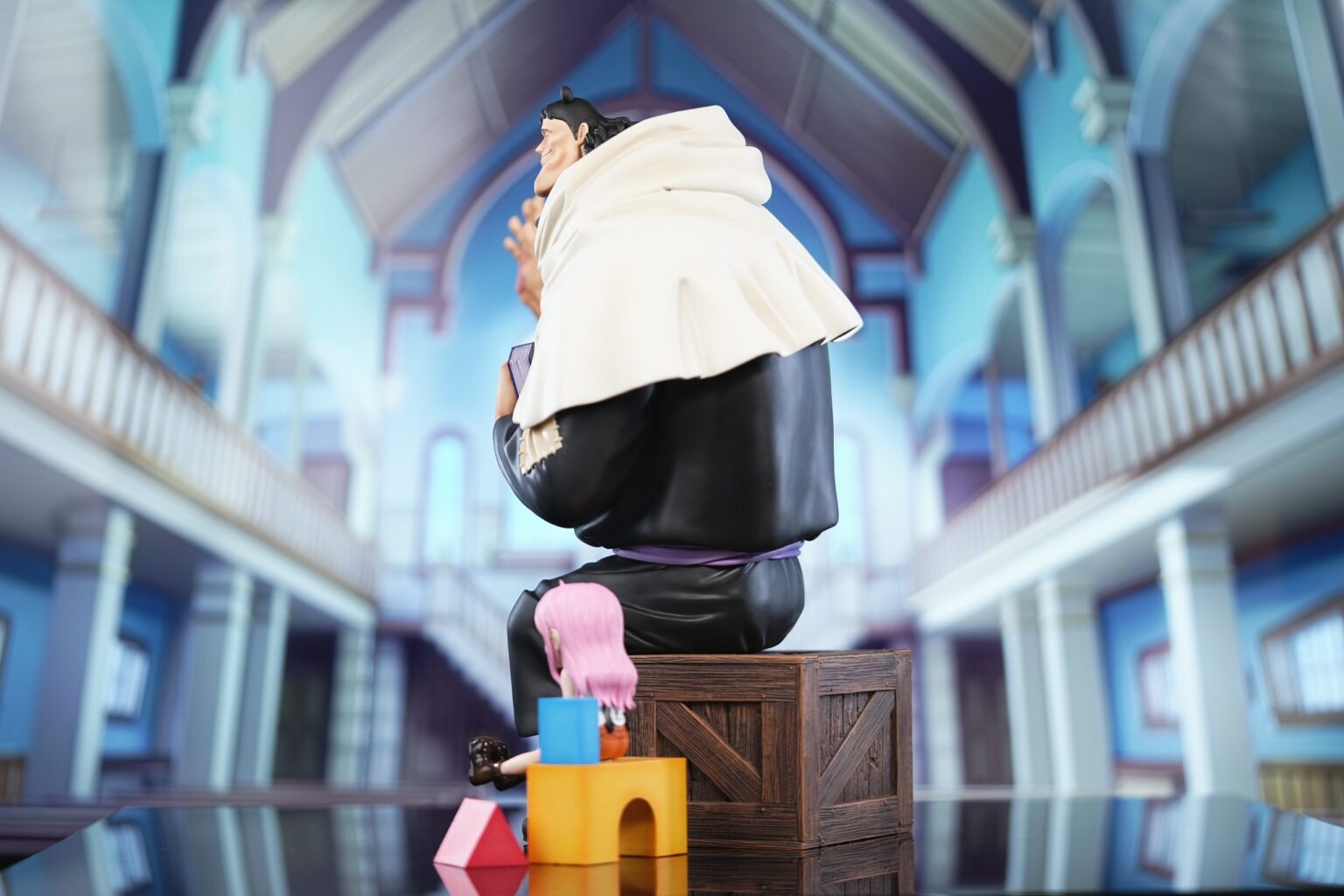 One Piece Glitter Studio Bartholemew Kuma X Jewelry Bonney Resin Statue ...