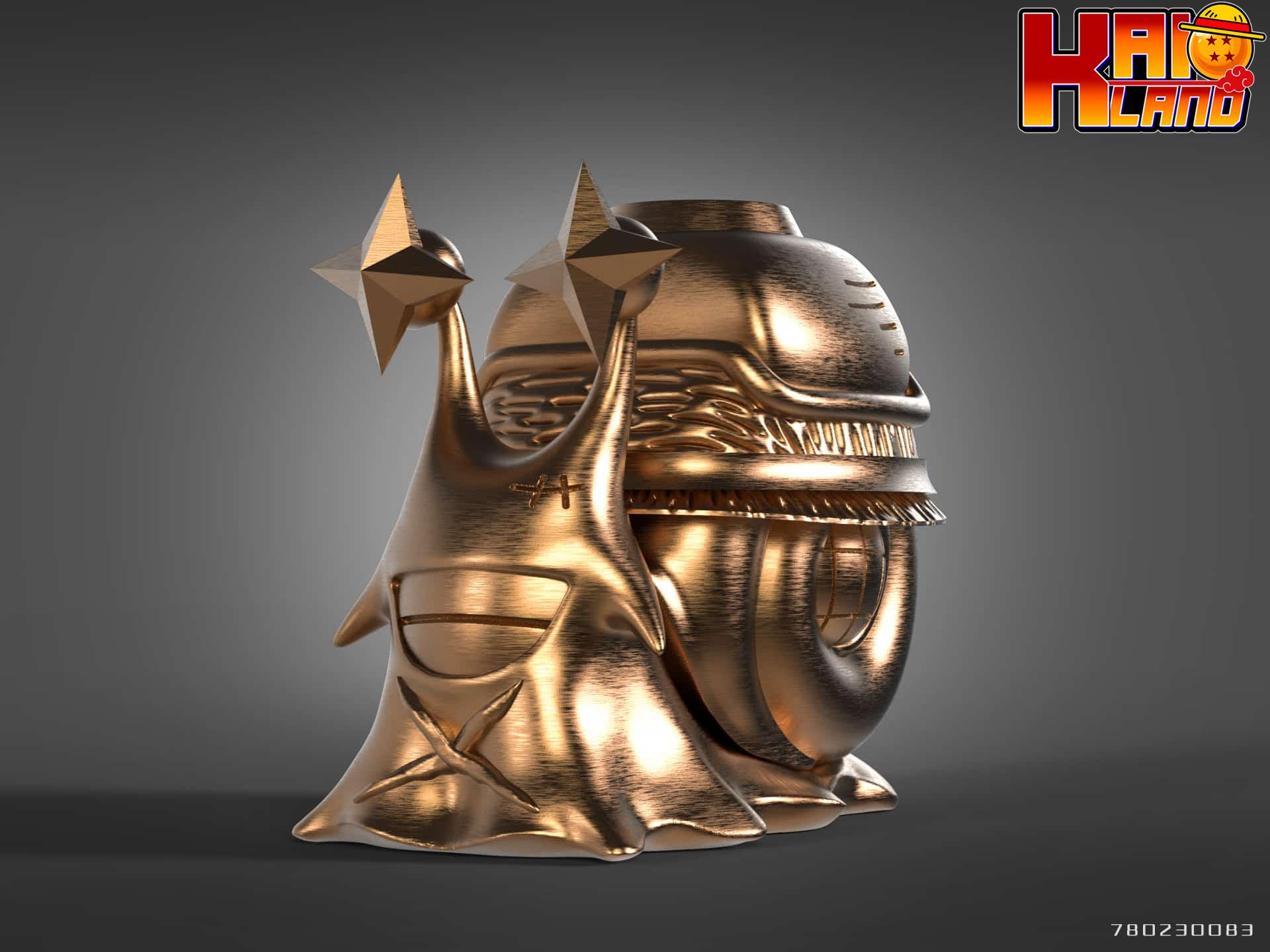 One Piece LX Studio Golden Den Den Mushi Buster Call Yonko Luffys Resin ...