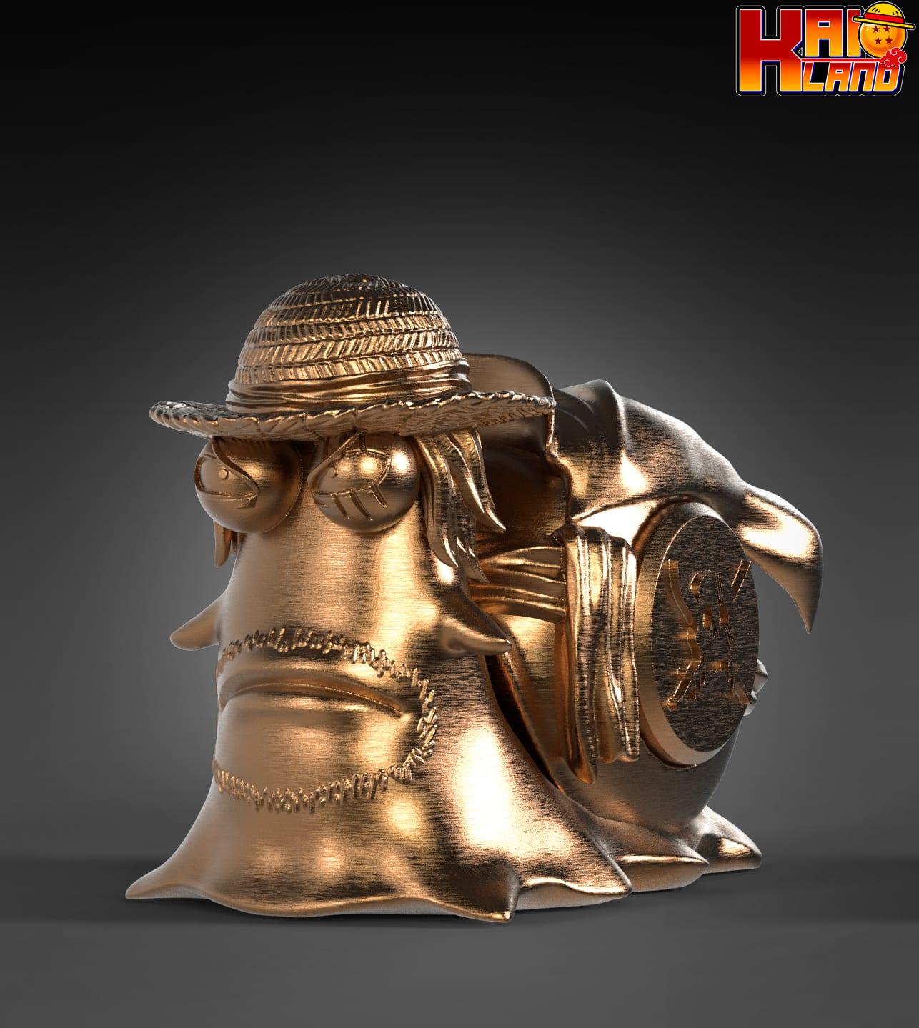 One Piece LX Studio Golden Den Den Mushi Buster Call Yonko Shanks Resin ...