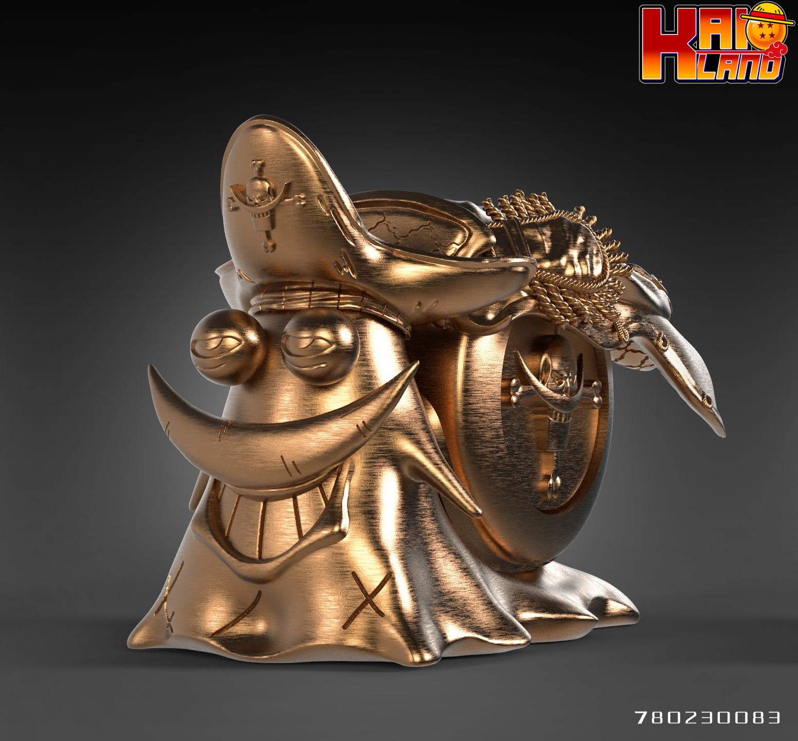 One Piece LX Studio Golden Den Den Mushi Buster Call Yonko Whitebeard ...