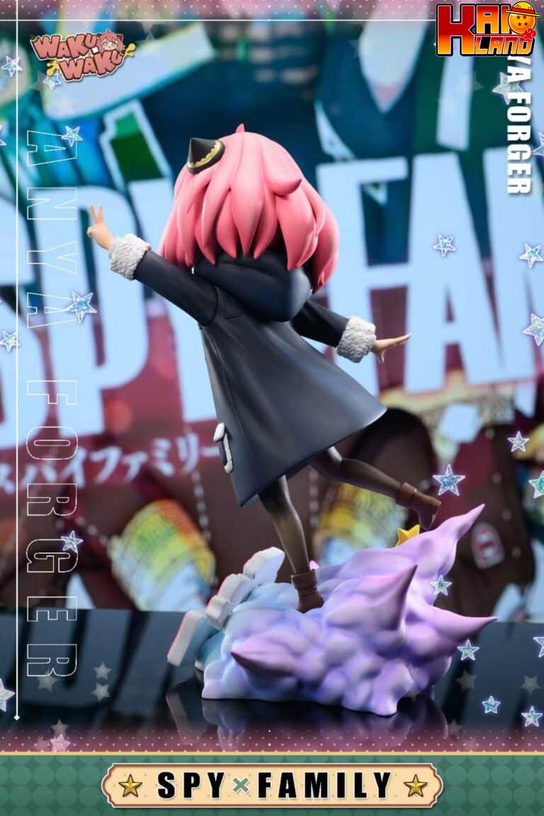 Spy × Family Waku Waku Studio Peace Sign Anya Resin Statue - Kaioland