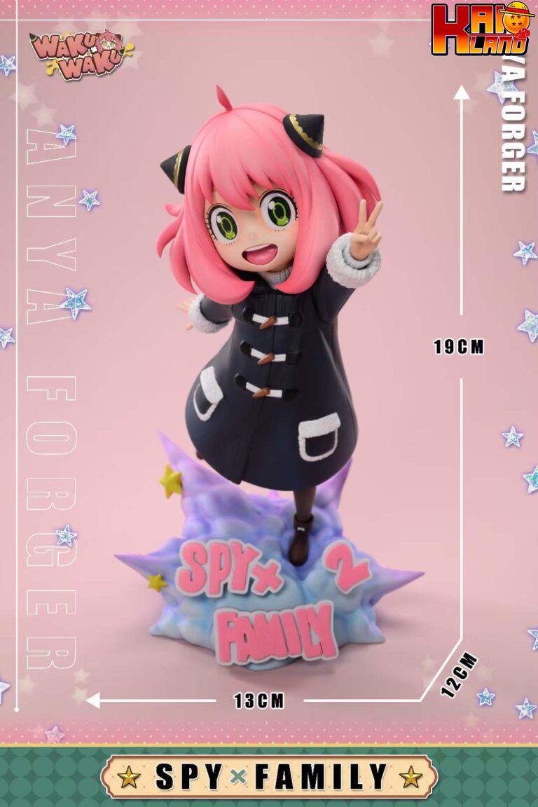 Spy × Family Waku Waku Studio Peace Sign Anya Resin Statue - Kaioland
