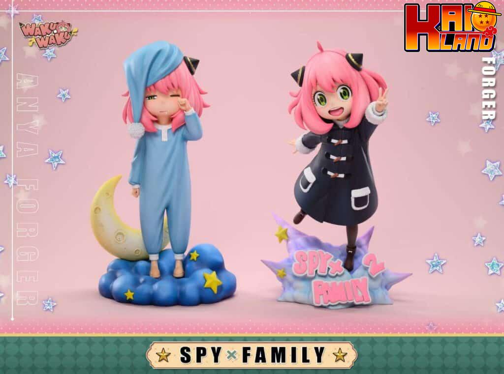 Spy × Family Waku Waku Studio Peace Sign Anya Resin Statue - Kaioland