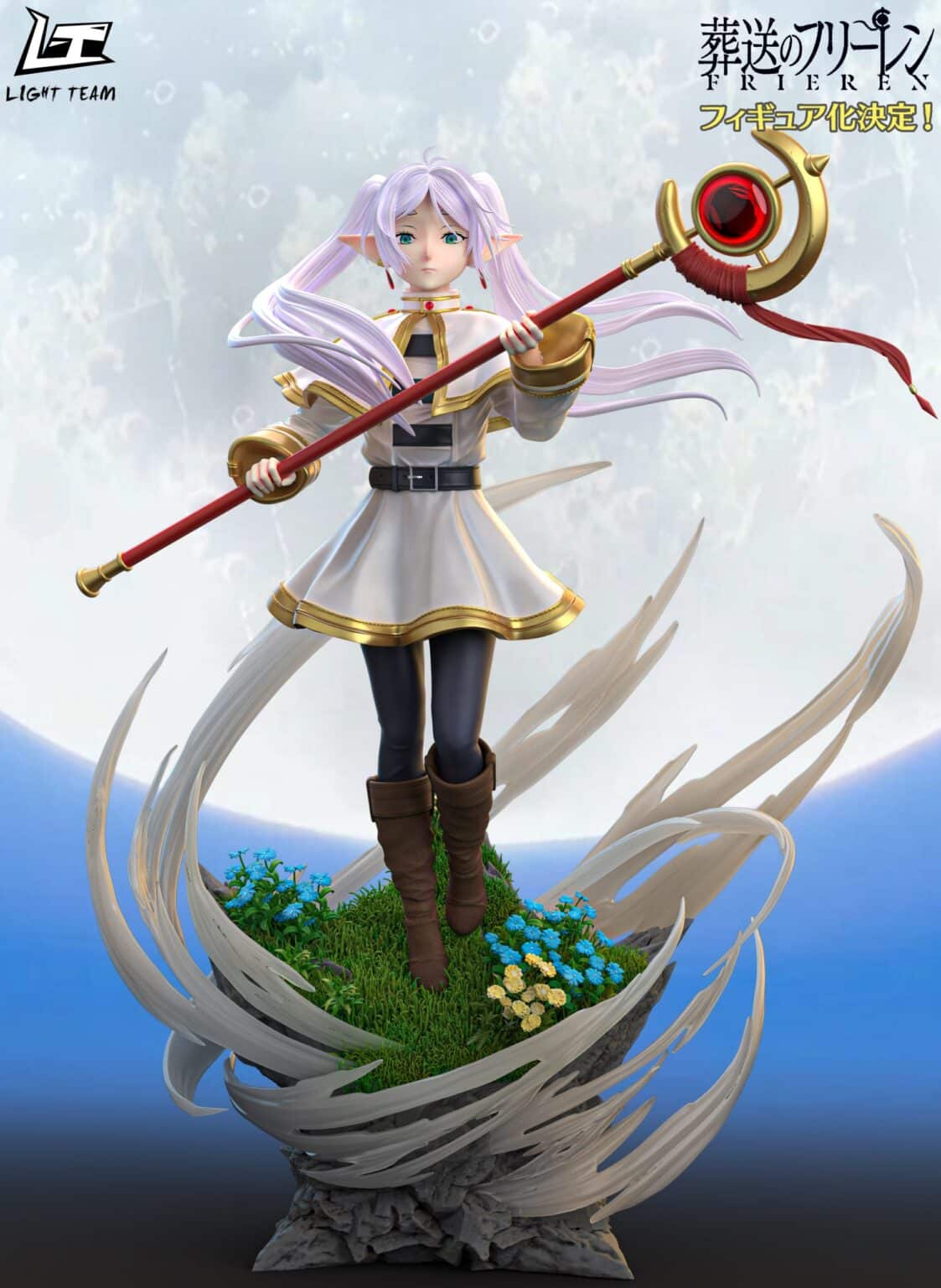 Frieren Light Team Studio Beyond Journey End Frieren Resin Statue ...