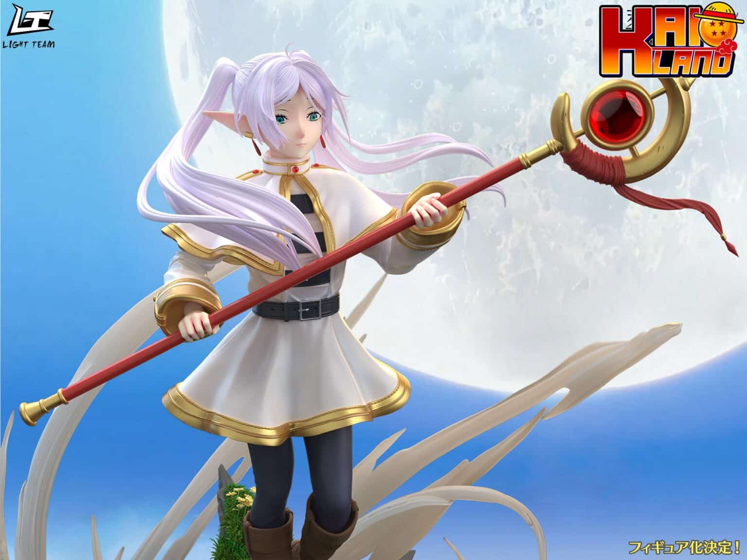 Frieren Light Team Studio Beyond Journey End Frieren Resin Statue - Kaioland