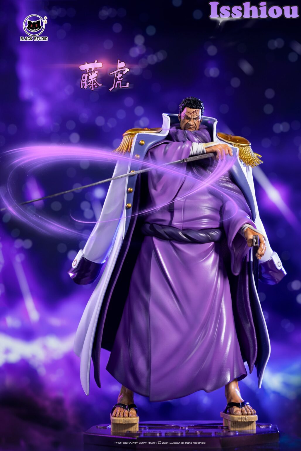 One Piece Black Studio Issho Fujitora Resin Statue - Kaioland