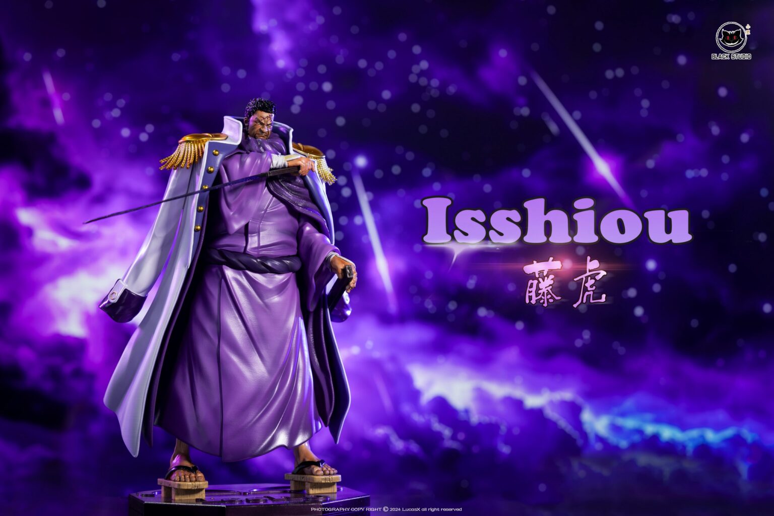 One Piece Black Studio Issho Fujitora Resin Statue - Kaioland