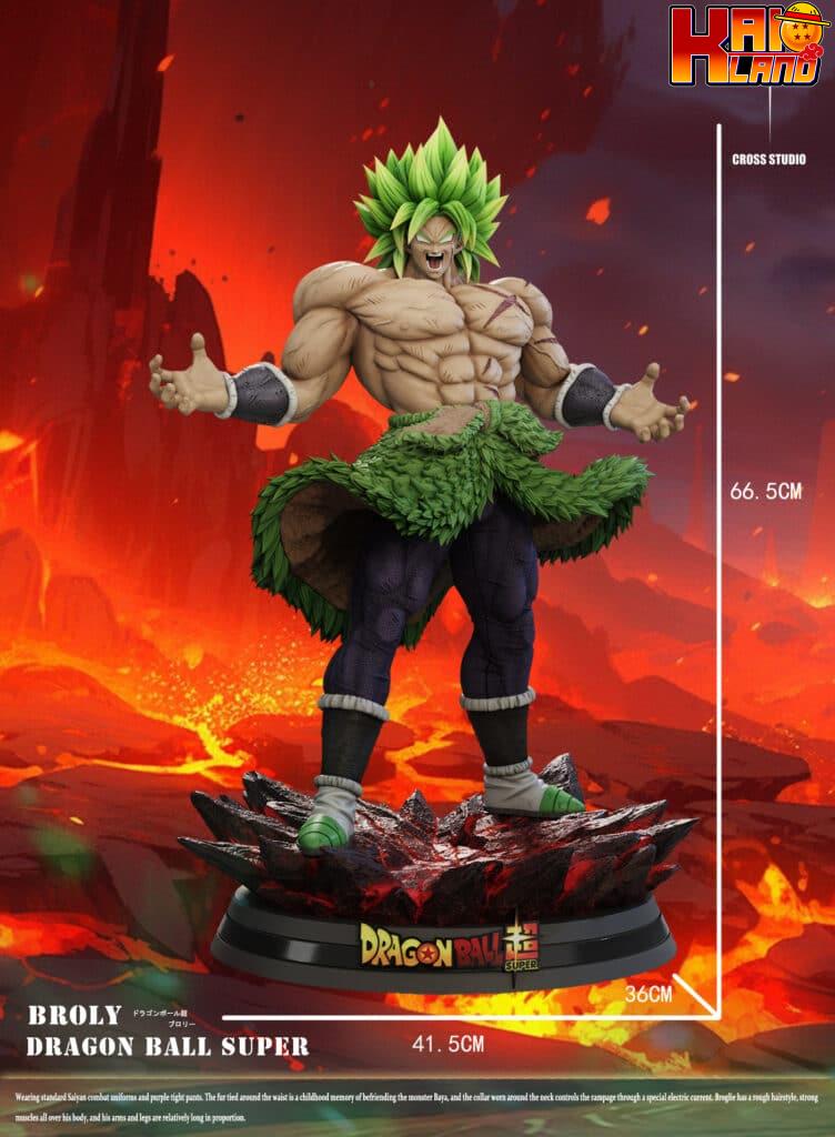 Dragon Ball Cross Studio Broly Full Power Resin Statue - Kaioland