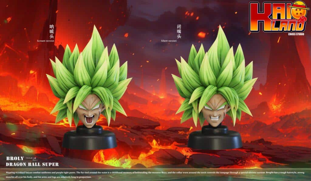 Dragon Ball Cross Studio Broly Full Power Resin Statue - Kaioland