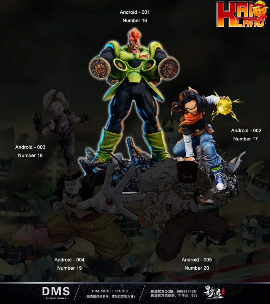Dragon Ball DIM Studio Android 17 C17 Resin Statue - Kaioland