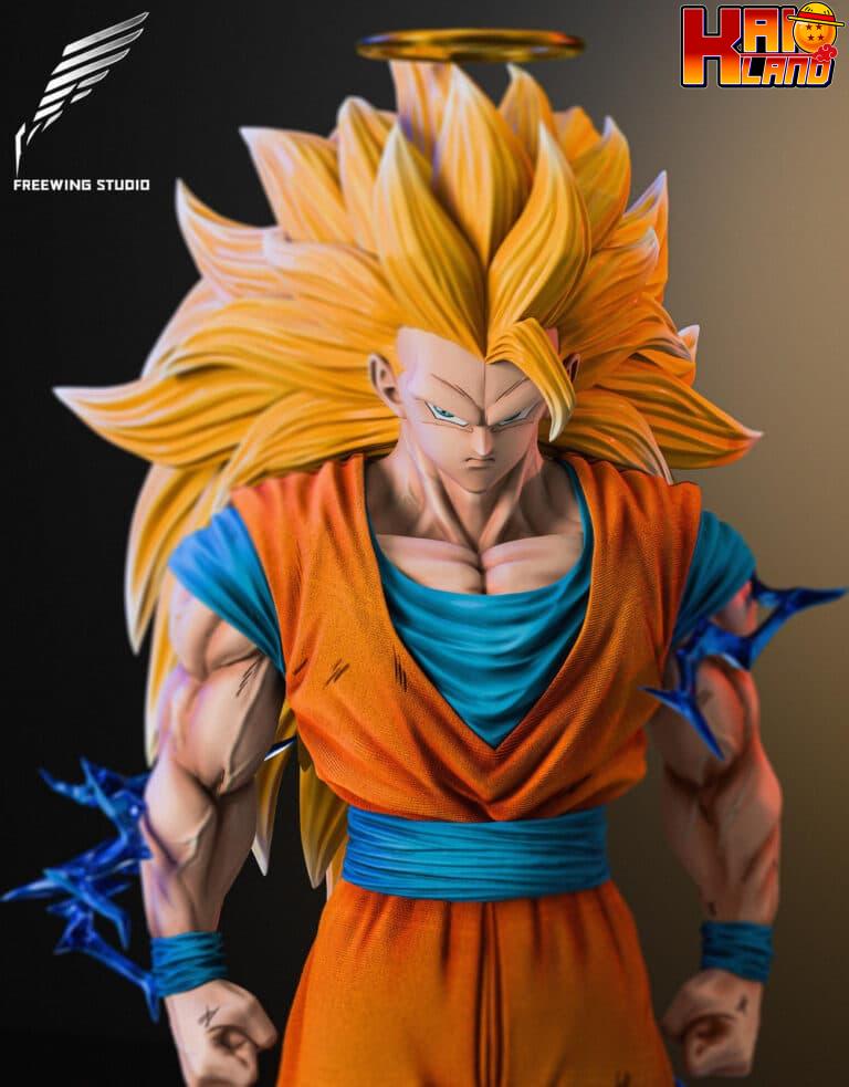 Dragon Ball Freewing Studio SS3 Goku Resin Statue - Kaioland