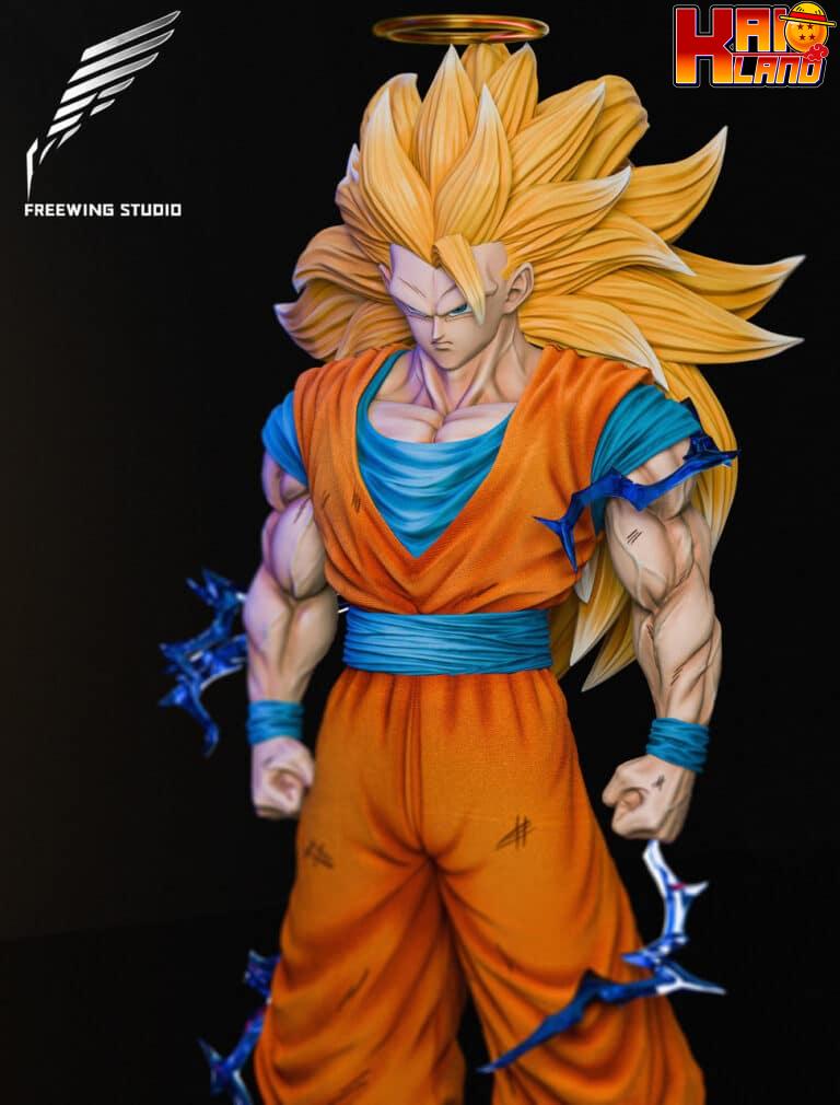 Dragon Ball Freewing Studio SS3 Goku Resin Statue - Kaioland