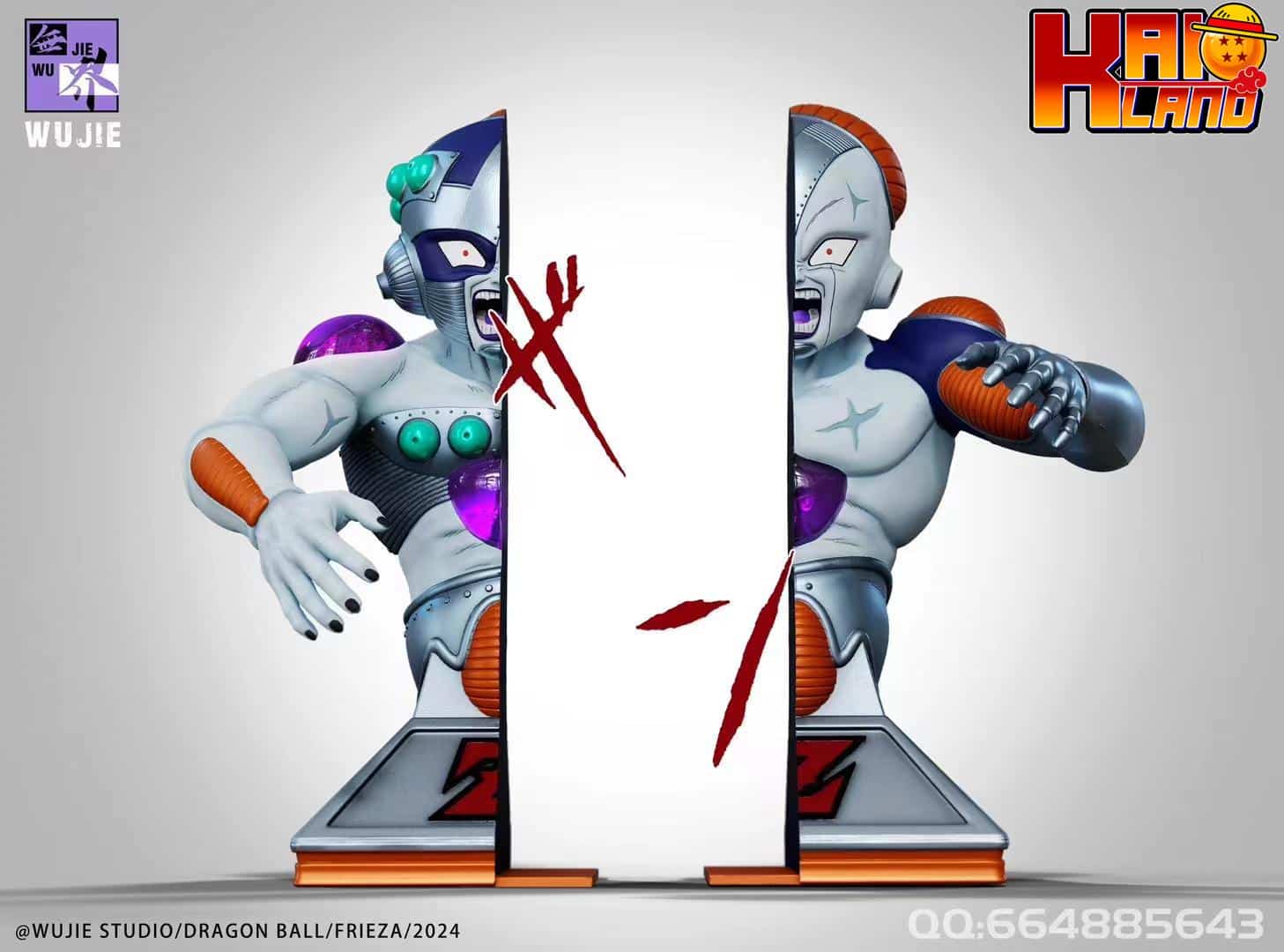 Statue en résine de bande dessinée Dragon Ball Wujie Studio Mecha ...