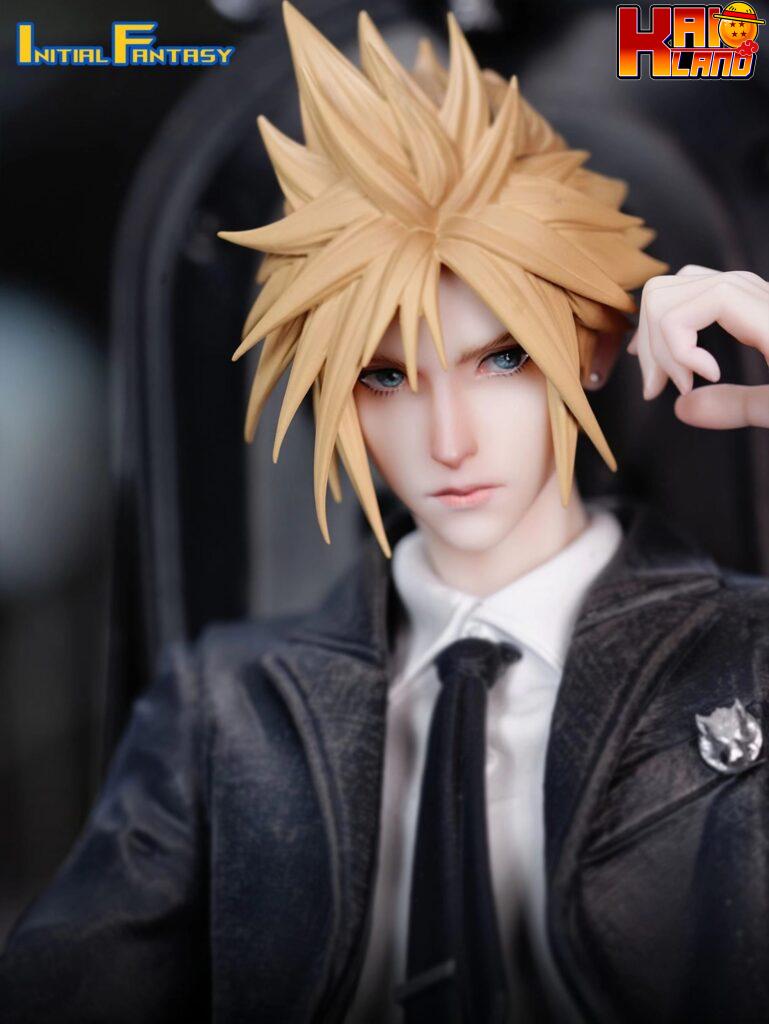 Final Fantasy Initial Fantasy Studio Suit Thug Bad Boy Cloud Strife Resin Statue - Kaioland