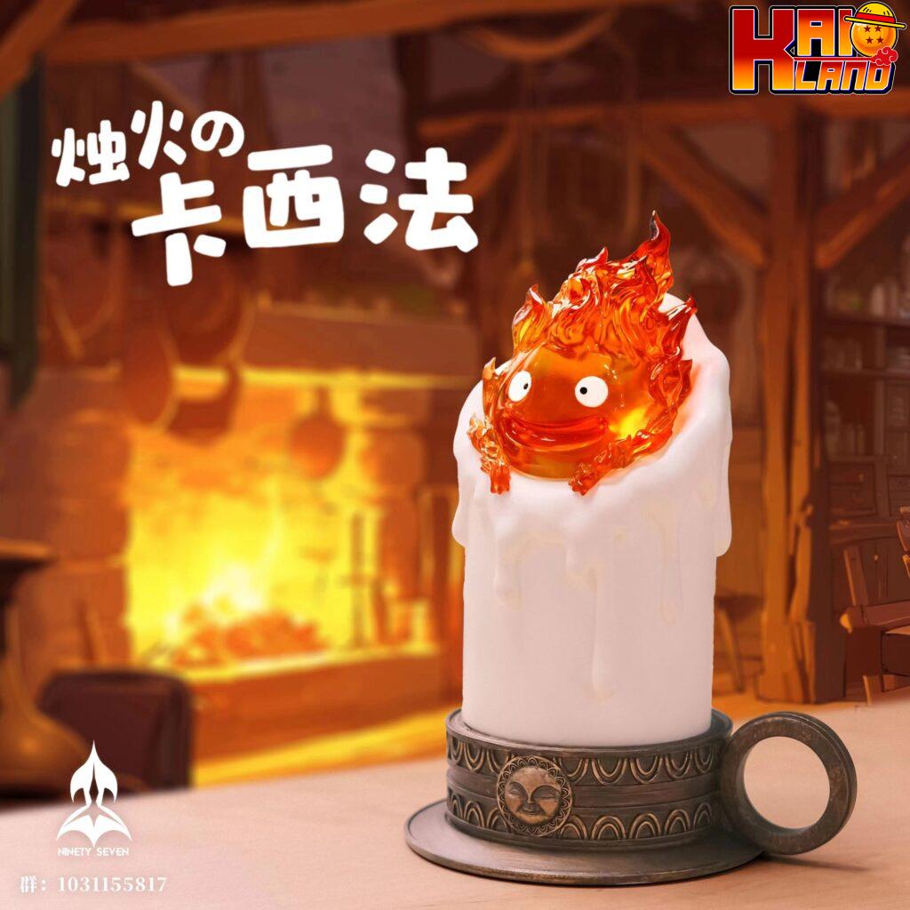 Howls Moving Castle Ninety Seven Studio Calcifer Resin Statue - Kaioland