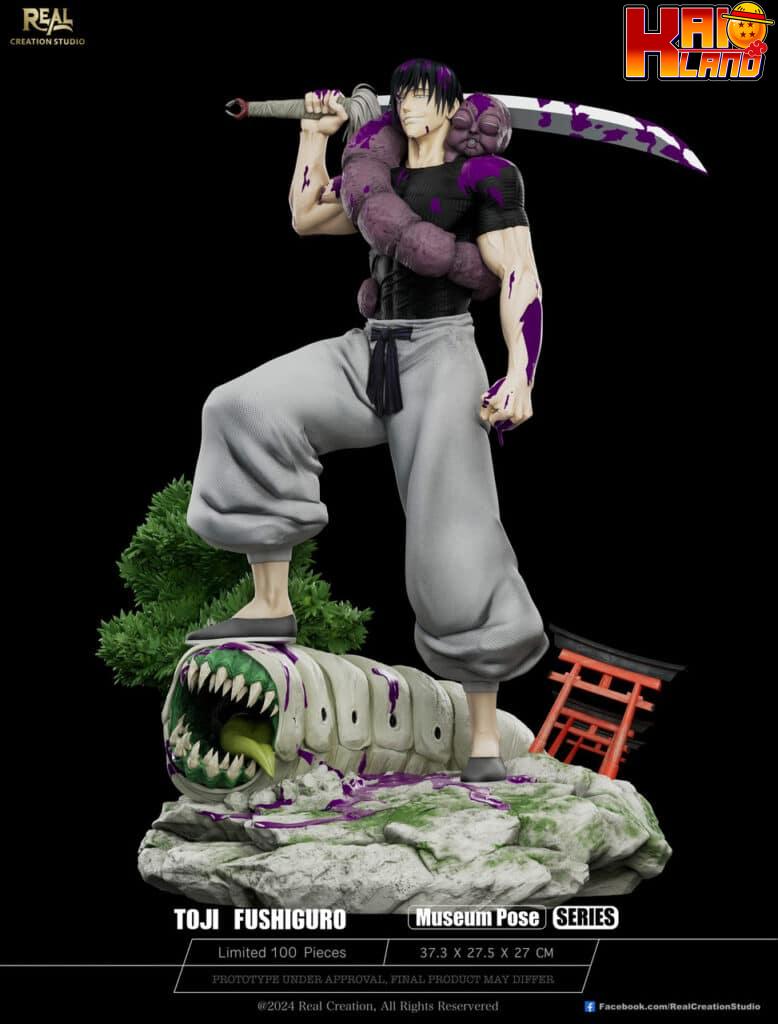 Jujutsu Kaisen Real Creation Studio Toji Fushiguro Statua in resina ...