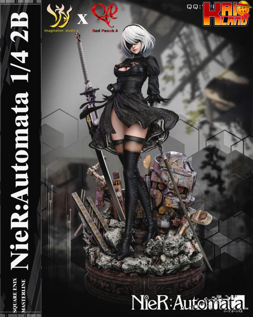 NieR Automata Imagination Studio 2B Resin Statue - Kaioland